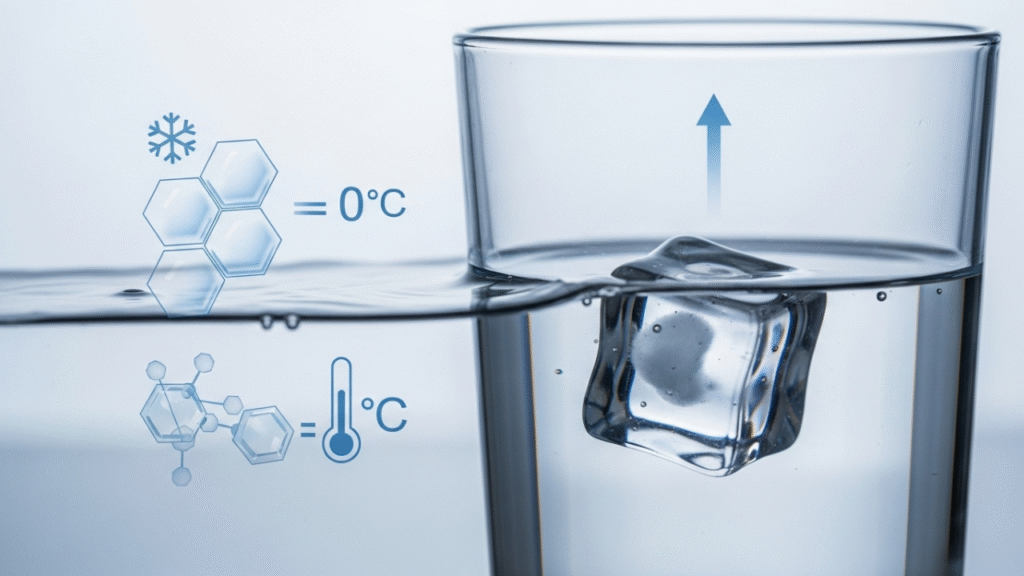 Why does ice float in water physics explained - Physics Mastered